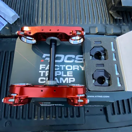 XTRIG ROCS PRO FACTORY TRIPLE CLAMPS 23-24 KTM KYB FORKS | MX Locker