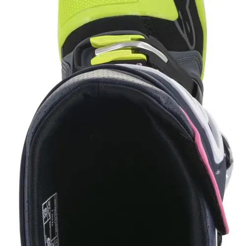 Alpinestars Tech 7 Boots Dark Grey/ Dark Blue/Pink Fluo | MX Locker