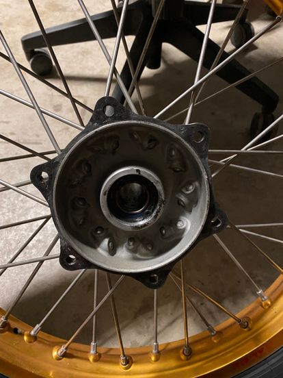 Gold Excel Wheels 2018 Rmz450