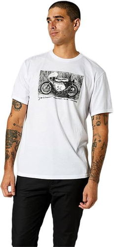 FOX RACING YOSHIMURA RACER PROFILE SS TEE WHITE - 26954-190-X FOX RACING YOSHIMURA RACER PROFILE SS TEE WHITE - 26954-190-X