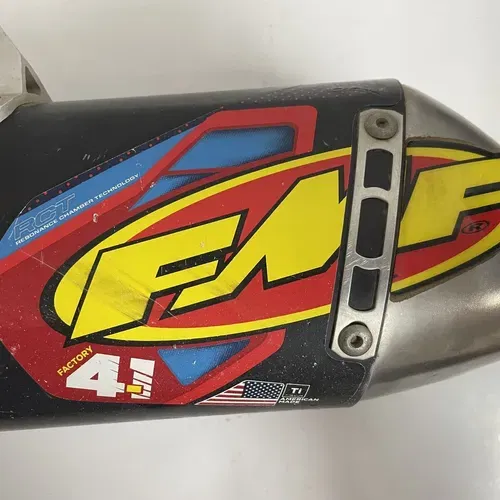 USED FMF POWERCORE 4 MUFFLER WITH FACTORY 4.1 RCT STICKER