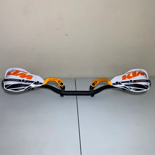 Neken Handlebars W/ KTM PowerParts Cycra CRM Pro Bend Handguards ...
