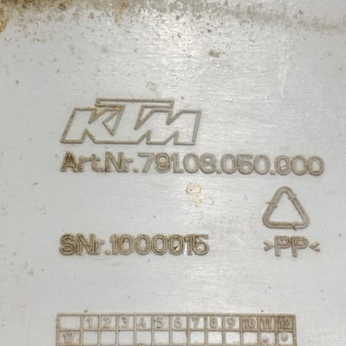 2020 KTM Oem Left Side Shroud 79108054000ABA Spoiler Plastic Decal ...
