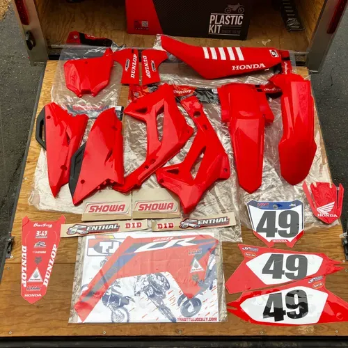 02 To 07 Honda Cr250/125 Polisport Restyle Kit Plus Tj Full Decals Seat ...