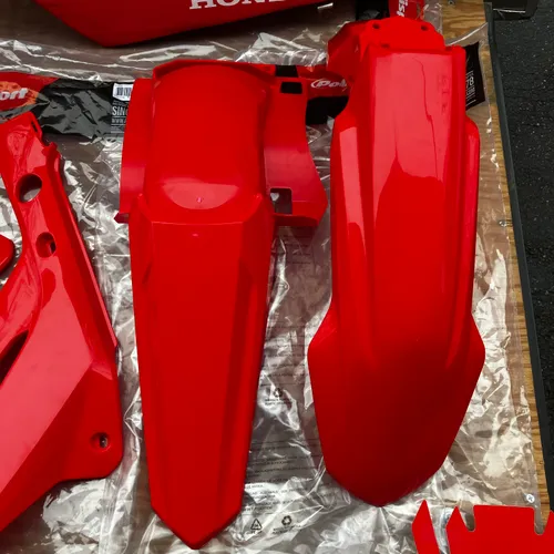 02 To 07 Honda Cr250/125 Polisport Restyle Kit Plus Tj Full Decals Seat ...