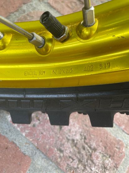 Excel Rims and Talon Hub wheel set