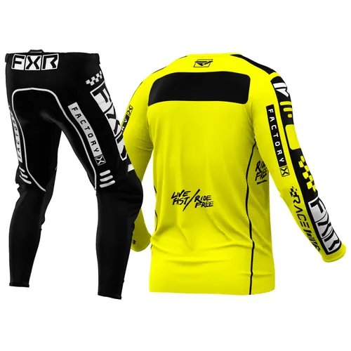 2024 FXR Gear Combo - FXR Podium Yellow & Black - S / 30 | MX Locker