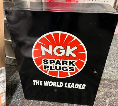 NGK Spark Plug Display Cabinet / Holder