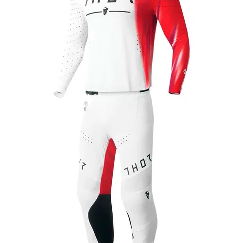 2023 Thor Prime Freeze Gear Combo - White/Red - Medium / 32