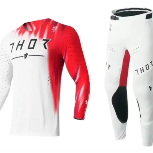 2023 Thor Prime Freeze Gear Combo - White/Red - Medium / 32