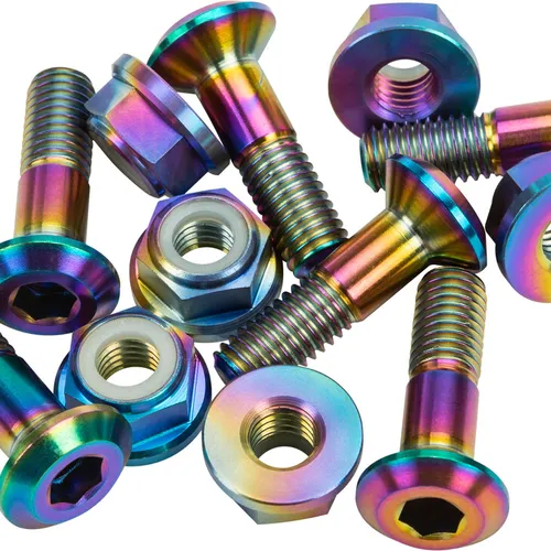 Flo Motorsports Titanium Sprocket Bolts - Jet Fuel