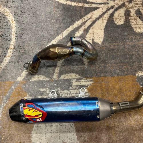 FMF KTM 350 XC-F 2019-2022 Factory 4.1 RCT Exhaust w/ MegaBomb ...
