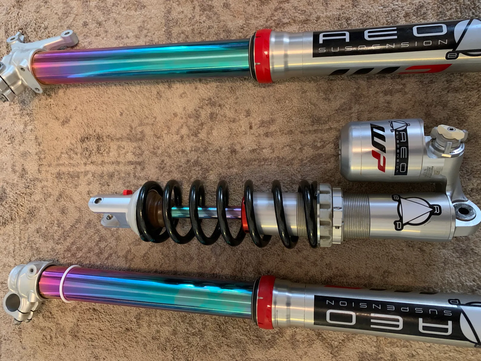 WP Xact Pro Forks With WP 6500 Kit & Shock With Full AEO Revalve