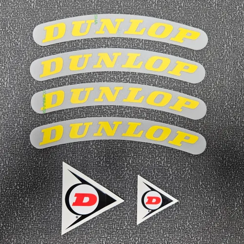 Dunlop Tire Stickers For 17"-21" Tires