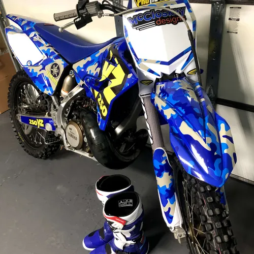 YZ 250 Graphics –– Blue Camo –– 2014-2021