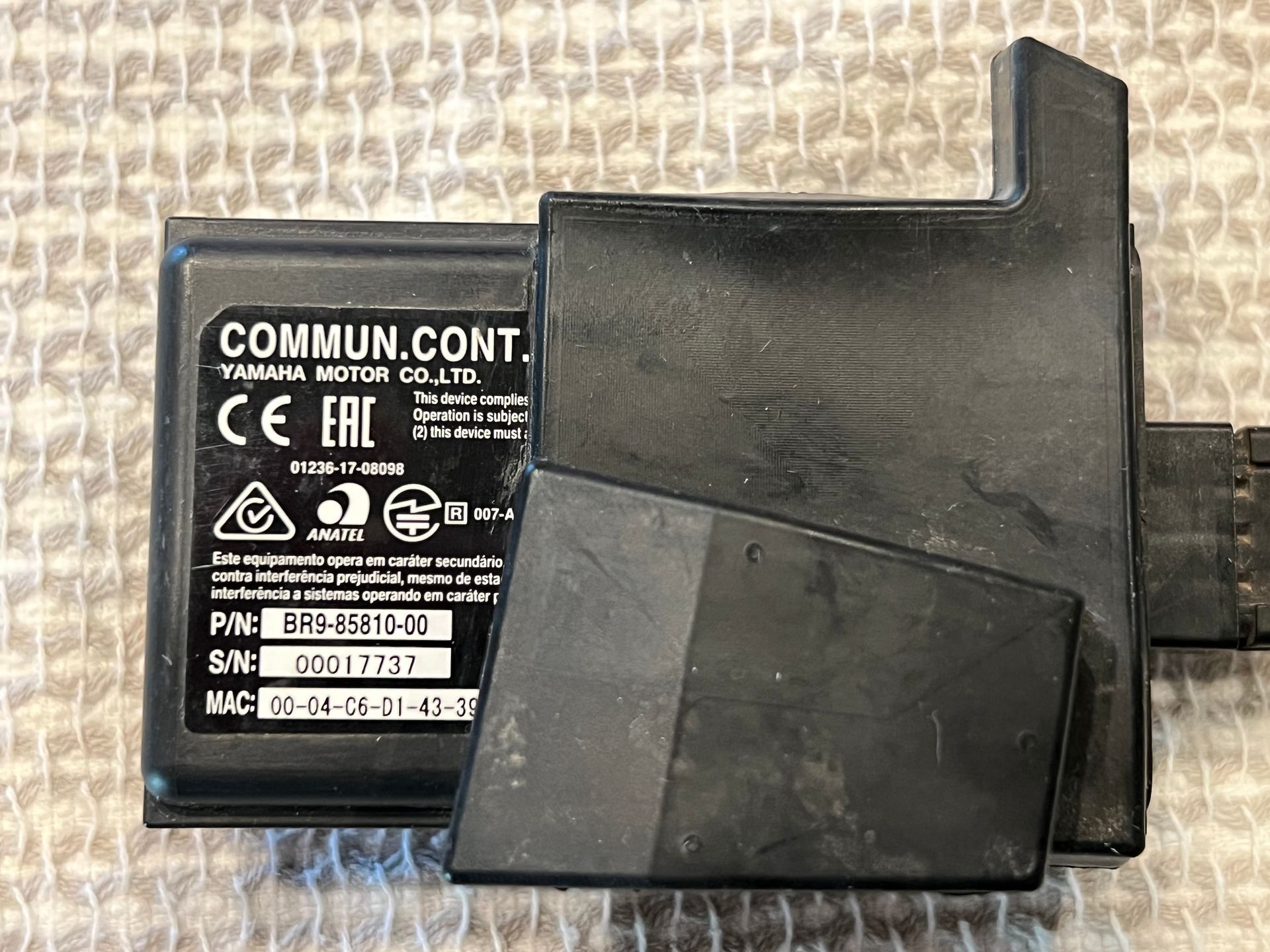 Yamaha Communication Control Unit CCU YZ250F YZ450F