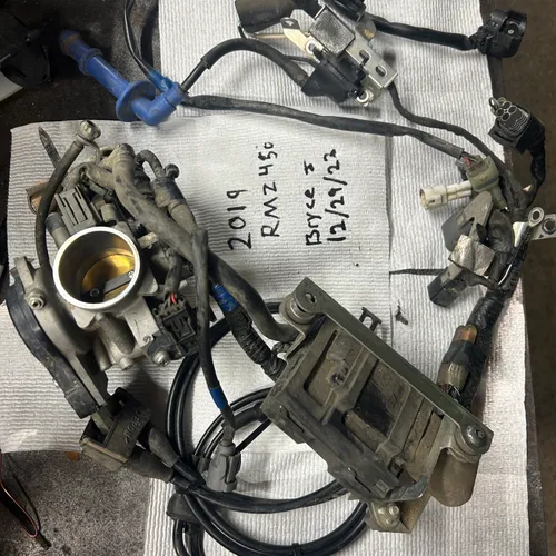 2019 (18'-24') Rmz450 Throttle Body, Wiring Harness, Ecu