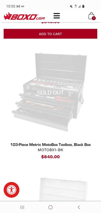 NEW Boxo 3 Drawer Tool Box