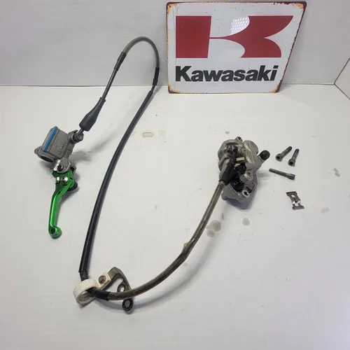 2012 Kawasaki KX250F Front Brake System Assembly With Caliper And Master