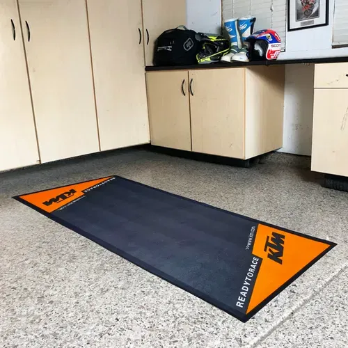 Motorcycle Pit Garage Floor Mat Carpet KTM Racing Team