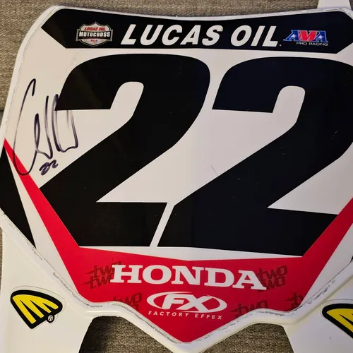 Chad Reed Number Plate