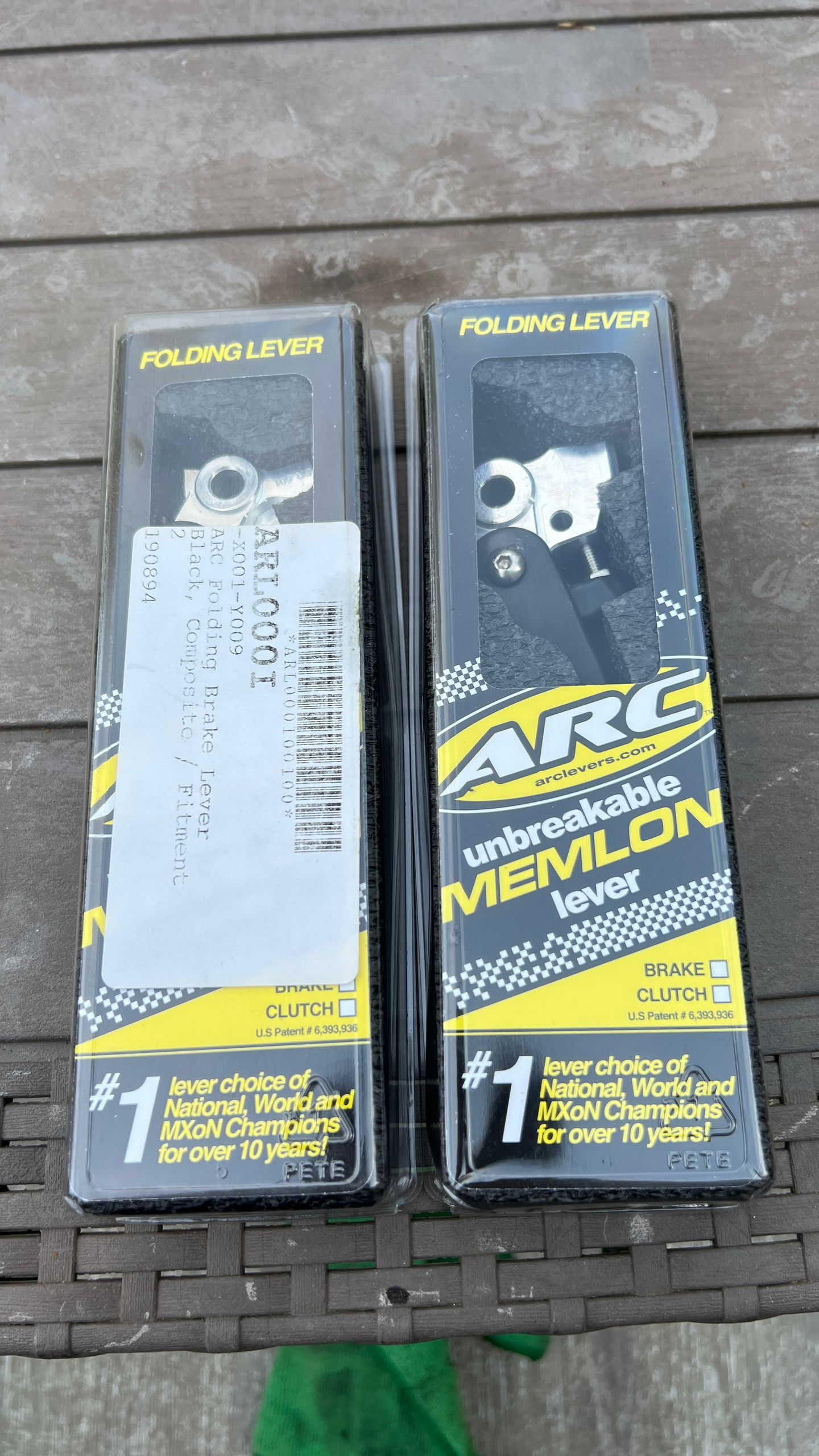 ARC Folding Composite Shorty Levers For Honda -Hydraulic Clutch