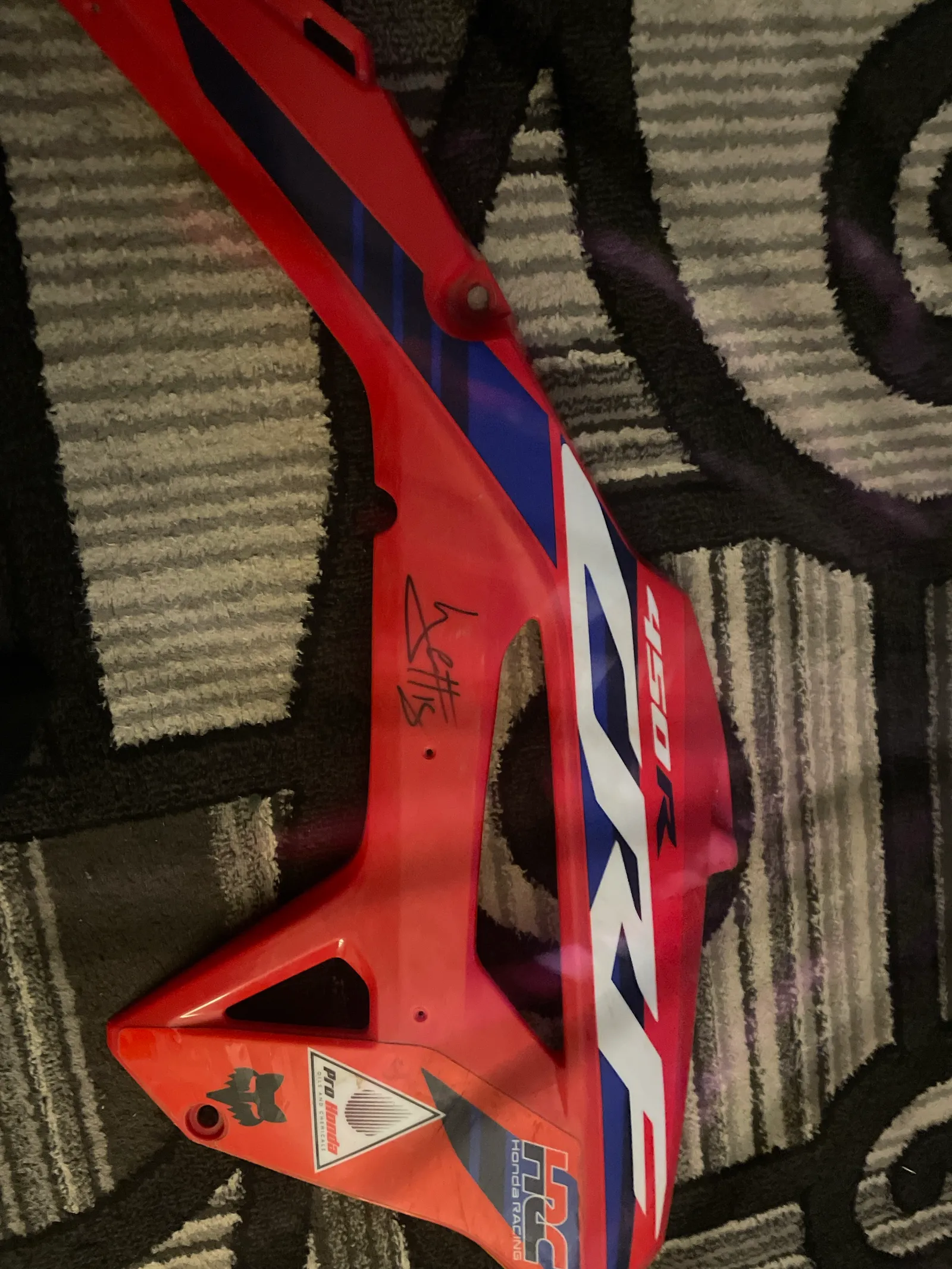 Jett Lawrence Sign Plastic